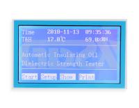 China Anti Jamming Full Digital Insulation Oil Breakdown Voltage Tester 100 kV 1.5 kVA for sale