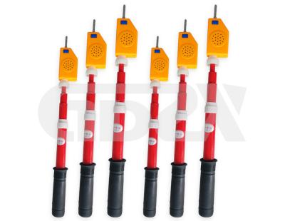 China HV Electric Current Tester Acoustooptic Electroscope 0.1-500KV with Audible Visual Warning and Extension Rod for sale