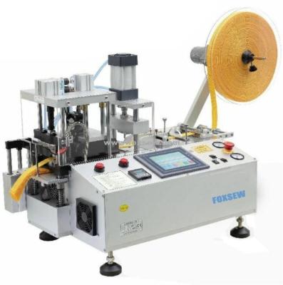 China Automatic Tape Cutting Machine with Punching Hole and Collection Device for sale