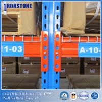 China EURO 50mm Pitch Warehouse Pallet Rack Systems - 500-4000kg Capacity, 2500-12000mm Height Options for sale