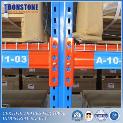 China EURO 50mm Pitch Warehouse Pallet Rack Systems - 500-4000kg Capacity, 2500-12000mm Height Options for sale