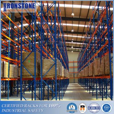 China Heavy Duty Selective Pallet Rack System 2500-15000mm Height 500-3000kg Capacity for sale