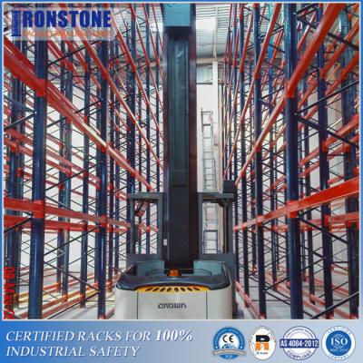 China Very Narrow Aisle Pallet Racking System with 500-3000kg Capacity and 1.5-1.8m Aisle Width for High-Density Storage for sale