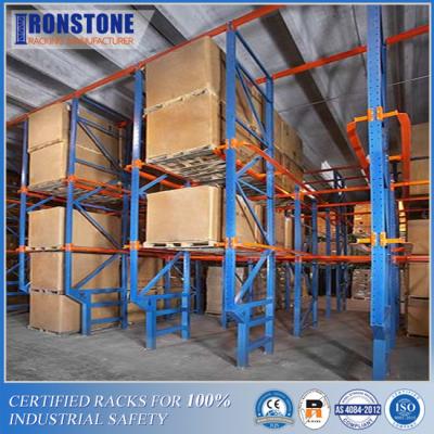 China Drive-In Pallet Racking System with 1000-2000kg Capacity for High-Density Warehouse Storage for sale