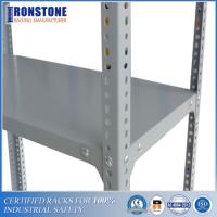 China Slotted Angle Shelving Rack System - 150-800kg Capacity, 1500-5000mm Height, Epoxy Coated Steel Construction for sale