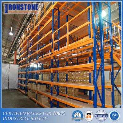 China Multi Tier Rack Supported Mezzanine Floor Racking System 200kg per sqm Custom Height for sale