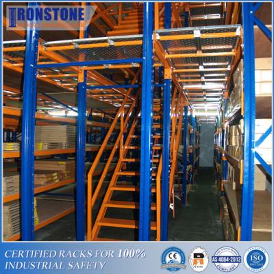 China Multi-Level Mezzanine Floors 200kg to 500kg Load Capacity Customizable Warehouse Storage System for sale