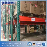 China Teardrop Pallet Racking System 1000-7000 lbs Capacity 96-432 Inch Height Adjustable Warehouse Storage for sale