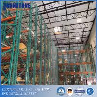 China Selective Teardrop Pallet Racking System 42D x 144H Heavy Duty Steel for sale