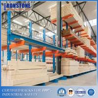 China Powder Coated Industrial Cantilever Rack System with 200-1200kg Arm Capacity and 2500-10000mm Height for Lumber and Pipe Storage for sale