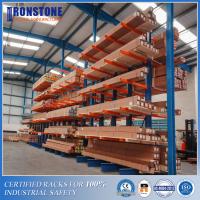 China Heavy Duty Cantilever Warehouse Racking System 2.5m-9.0m Height 4t-15t Capacity for Long Materials Storage for sale