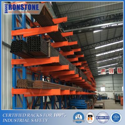 China Industrial Heavy-Duty Cantilever Racking System - 2 Meter Height Capacity, 20ft Container MOQ for Long Material Storage for sale