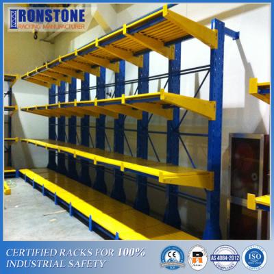 China Light Duty Cantilever Rack System 2-5m Height 100-500kg Capacity for Vertical Warehouse Storage for sale