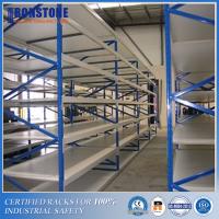China 50mm Adjustable Steel Storage Shelves Rack - 150-800kg Capacity per Shelf, Custom 1500-5000mm Height for sale