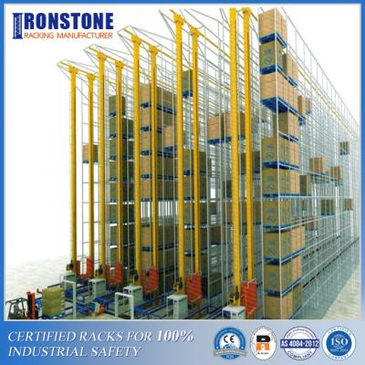 China ASRS Crane Racking Smart Storage System with 1350-20000mm Height Range and 21000kg/Bay Capacity for Warehouse Automation for sale