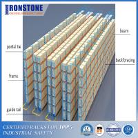 China Pallet Rack Frame Tie Aisle Connector for Warehouse Safety - 8+ Meter High Bay Support for sale