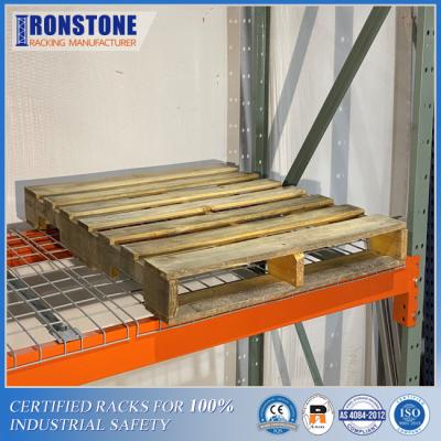 China Galvanized Wire Mesh Pallet Rack Decks 24-48 Inch Sizes for Industrial Storage Systems for sale