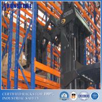 China Q355 Steel Double Deep Pallet Rack System 2500-15000mm Height 500-3000kg Capacity for sale