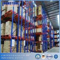 China Double Deep Pallet Rack System 2500-15000mm Height 500-3000kg Capacity LIFO Storage for sale