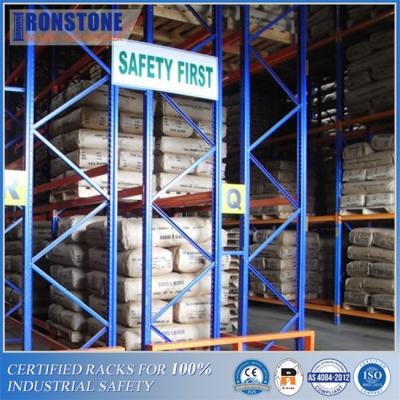 China Double Deep Pallet Racking System with 2500-15000mm Height and 500-3000kg Capacity for Warehouse Storage for sale