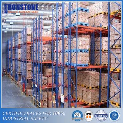 China Double Deep Pallet Rack System 2500-15000mm Height with 500-3000kg Capacity for High Density Warehouse Storage for sale