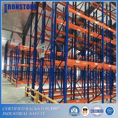 China Double Deep Pallet Rack 2500-15000mm Height 500-3000kg Capacity High-Density Storage System for sale