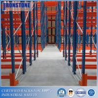China Double Deep Pallet Racking System 2500-15000mm Height 500-3000kg Capacity for High Density Storage for sale