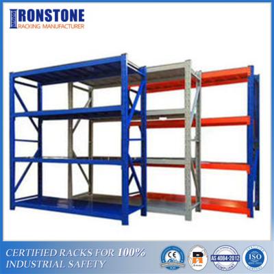 China Customized Steel Warehouse Storage Rack - 150-800kg Capacity, 1500-5000mm Height, Epoxy Coated Industrial Shelving for sale