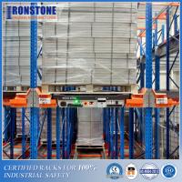 China Semi-Automatic Radio Shuttle Pallet Racking System - 1500kg Capacity, 48V Battery, -30°C Operation for sale