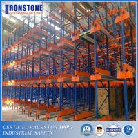 China High Density Radio Shuttle Pallet Rack System with 1500kg Capacity and 1016mm Pallet Width for sale