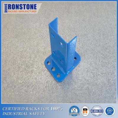China Industrial CE Upright Pallet Rack Footplate - High Tensile Metal Base Plate with Bolted Installation for Storage Safety for sale