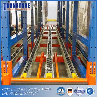 China Medium Duty Carton Flow Live Storage Rack - 150-800kg Capacity, 60% Space Saving FIFO System for sale