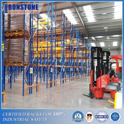 China Powder Coated VNA Pallet Racking System with 500-3000kg Load Capacity and 1.5-2.0m Aisle Width for Warehouse Storage for sale