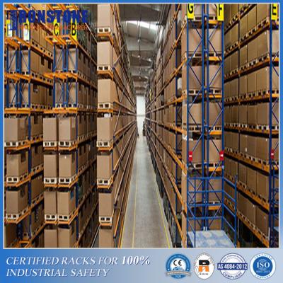 China ODM OEM Very Narrow Aisle Pallet Racking System - 45ft Height Capacity, 40-50% Aisle Reduction for sale