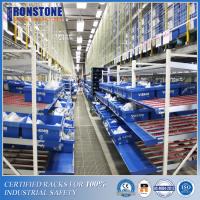 China Heavy Duty Carton Flow Racking System with 150-800kg Shelf Capacity and 50 lbs/sq ft Load Rating for sale