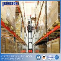 China Very Narrow Aisle Pallet Racking System 2500-15000mm Height 500-3000kg Capacity High-Density Storage for sale