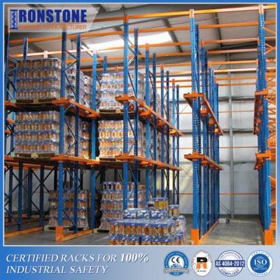 China Cold Rolled Steel Drive-in Pallet Racking System | 1000-2000kg Capacity | High-Density Storage Solution for sale