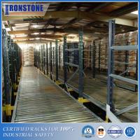 China Pallet Flow Live Storage Rack System - 150-800kg Capacity, 2-12 Tiers, Custom 1500-5000mm Height for sale