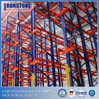 China Drive-In Pallet Rack System with 1000-2000kg Capacity for High-Density Storage up to 10 Pallets Deep for sale