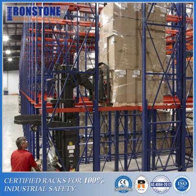 China Industrial Drive-In Drive-Through Pallet Rack System 1000-2000kg Capacity High-Density Storage for sale