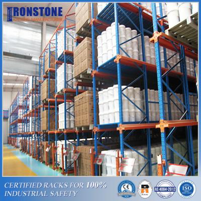 China CE/RMI Approved Drive-In Pallet Racking System - 1000-2000kg Capacity, 12 Pallet Depth for sale