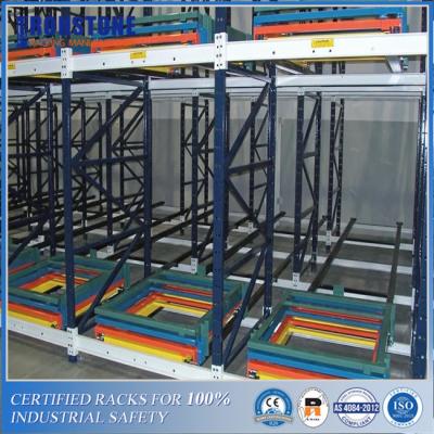 China High-Density Push Back Racking System with 500-3000kg Capacity and 2500-15000mm Height Options for sale