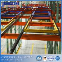 China Heavy-Duty Push Back Pallet Rack System - 500-3000kg Capacity, 2-15 Tiers, High-Density LIFO Storage for sale