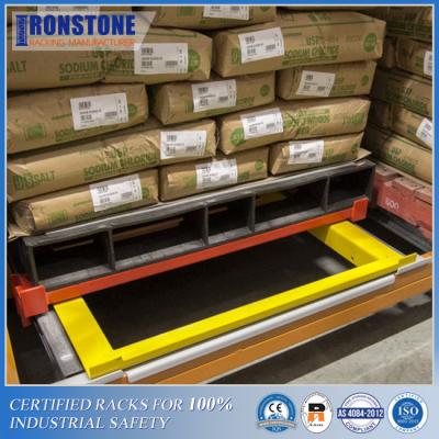 China Advanced Gravity Push Back Racking System 2500-15000mm Height 500-3000kg Capacity LIFO Storage for sale
