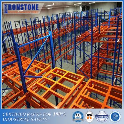 China Collision Minimized Push Back Rack System | 2500-15000mm Height | 500-3000kg Capacity Per Level for sale