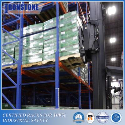 China LIFO Gravity Push Back Racking System with 500-3000kg Capacity and 2500-15000mm Height Options for sale