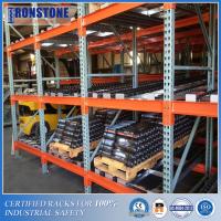 China High-Density Push Back Rack System with 6 Pallet Depth Capacity and Gravity-Fed Cart Design for Warehouse Storage for sale