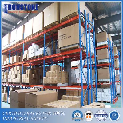China Roll-Formed Steel Pallet Racking Systems 2500-15000mm Height 500-3000kg Capacity Warehouse Storage for sale
