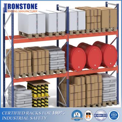China 50mm Pitch Standard Warehouse Selective Pallet Rack with 4000kg Beam Capacity and 12000mm Frame Height for sale