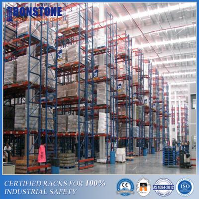China High Compatible Steel Storage Rack with 500-4000kg Beam Capacity and 12000mm Frame Height - US Teardrop, Europe & Australia Standards for sale